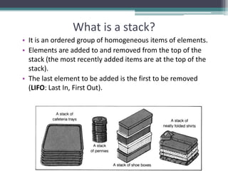 Stack Data Structure | PPT