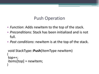 Stack Data Structure | PPT