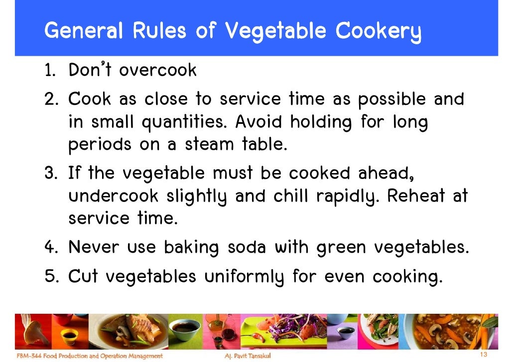 Week 8 Vegetables, Grain And Pasta