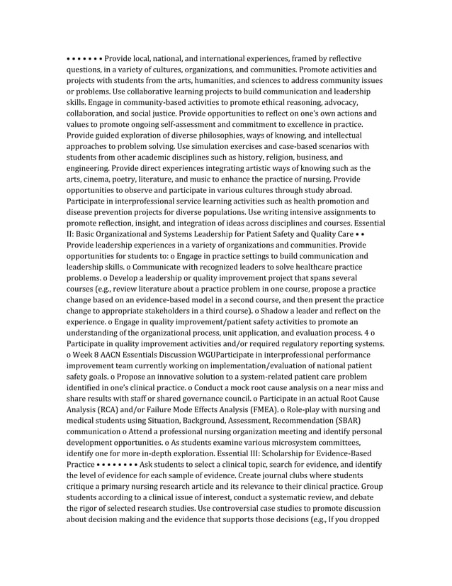 Week 8 AACN Essentials Discussion WGU.pdf