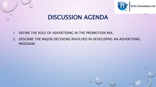 Role And Decisions In Advertising | PPTX