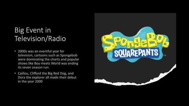 This powerpoint is a brief description of the early 2000s | PPTX