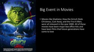 This powerpoint is a brief description of the early 2000s | PPTX