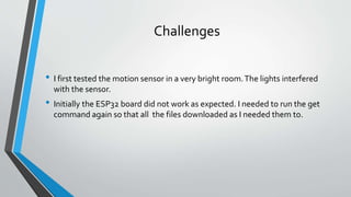 CEIS101: IoT Home Security System | PPTX