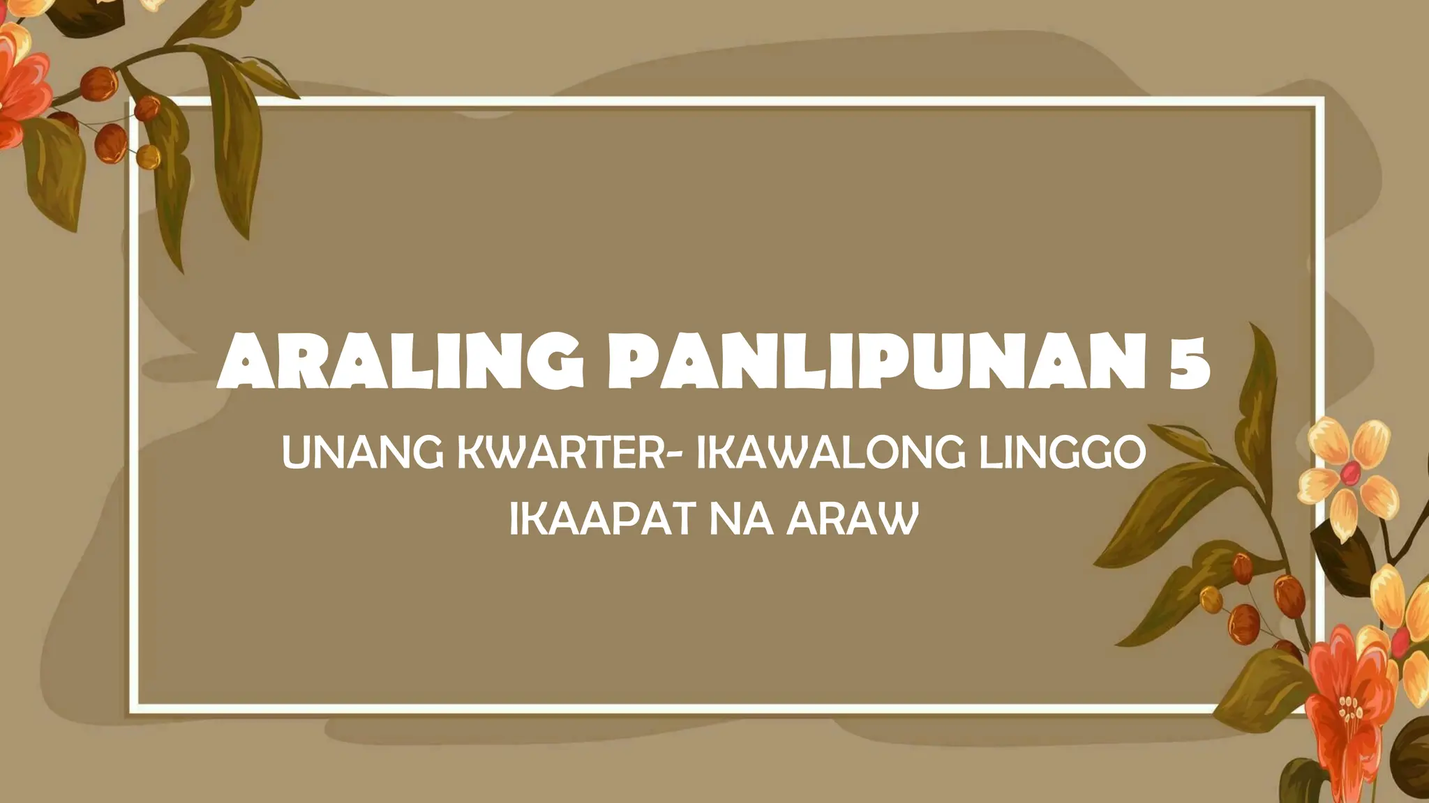 Araling Panlipunan 5; Mga Kabuhayan ng Sinaunang Pilipino | PPTX