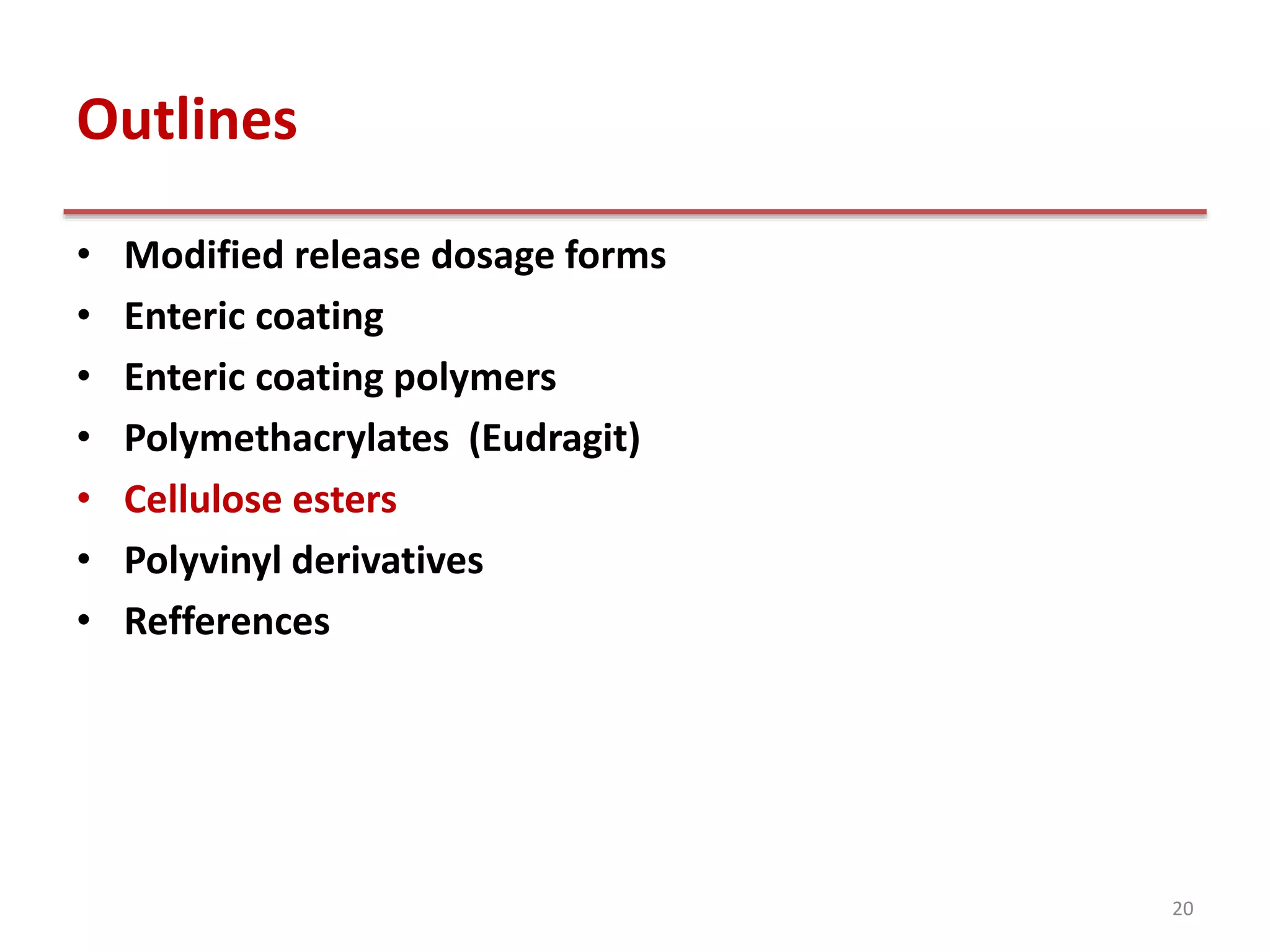 enteric coating polymers | PPTX