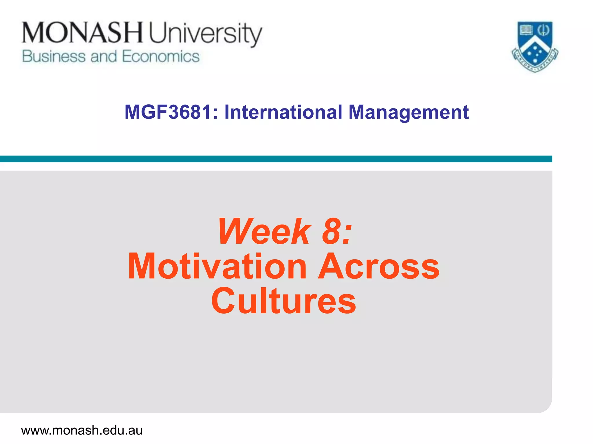 Week 8 International Management | PPTX