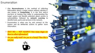 Week 8 IT infrastructure Scanning and Enumeration Part 2.pptx