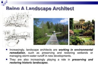 Week 8 landscape architecture | PPT