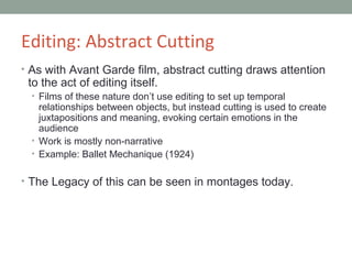 Intro to Film: Editing | PPT