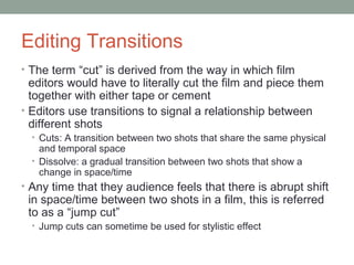 Intro to Film: Editing | PPT