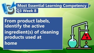 Active Ingredient - Week 8 Topic for Quarter 2 of Physical Science SHS ...