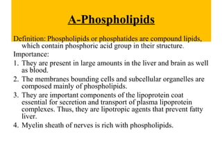 lipid clinical importance sdk 2013 | PPT