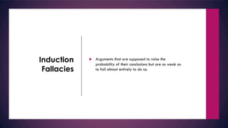 LIB440 Week 8 Induction Fallacies | PDF | Educational Assessment | Education