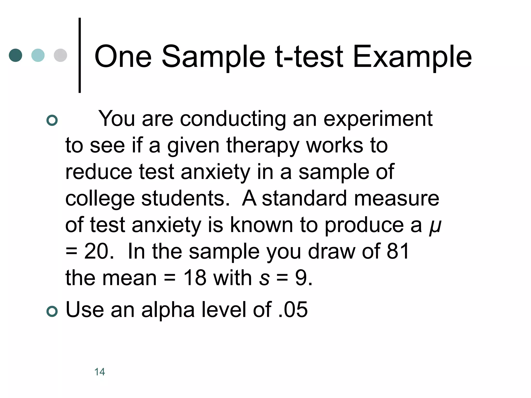 One Sample T Test | PPT