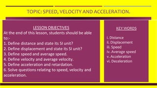 Week 8 SPEED, VELOCITY AND ACCELERATION.pdf