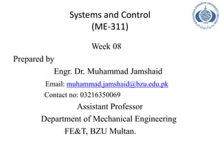 Week 8 Systems and Control.ppt