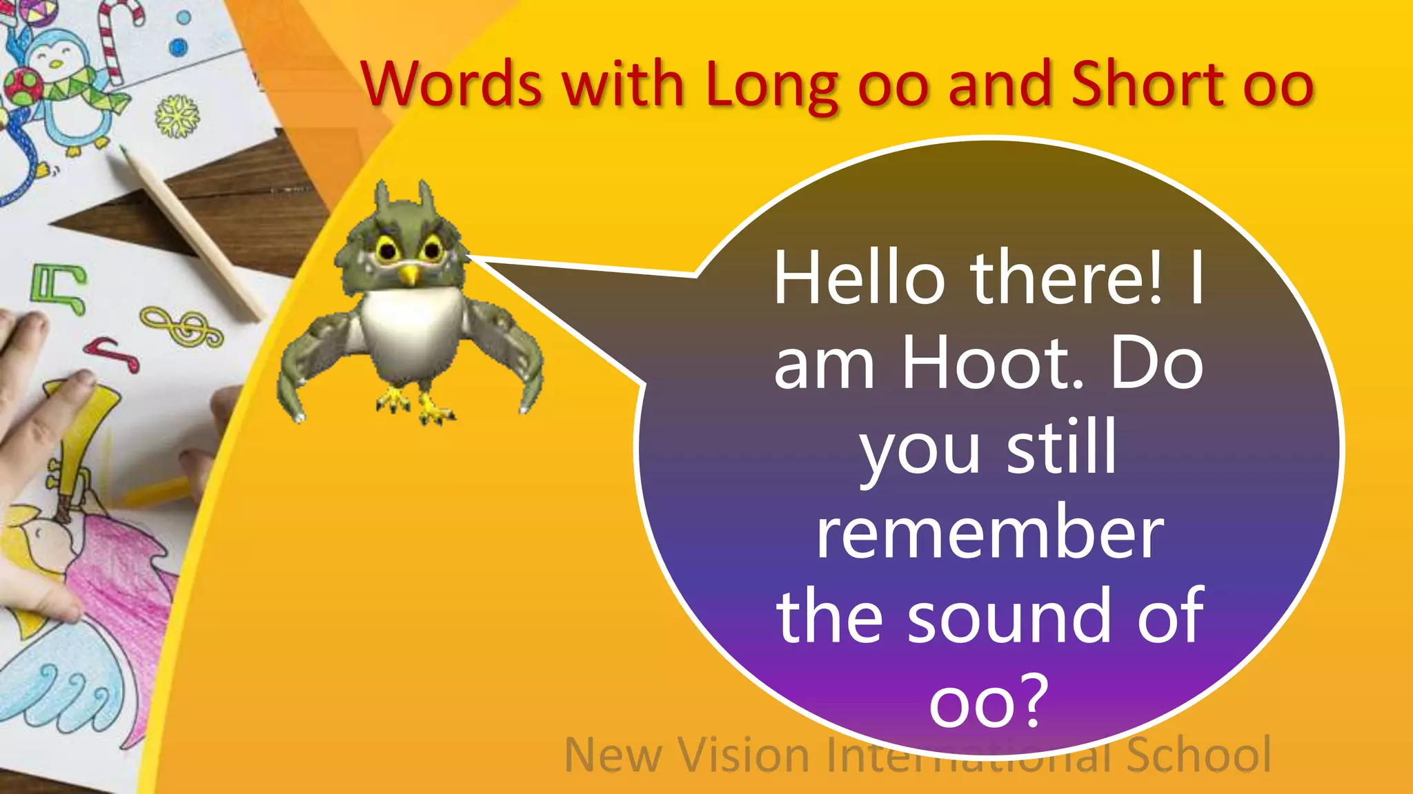 Words with long and short oo | PPTX