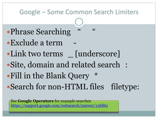 Week 9 10 ppt-google_search | PPTX | Search | Internet