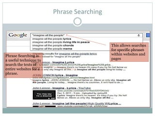 Week 9 10 ppt-google_search | PPT