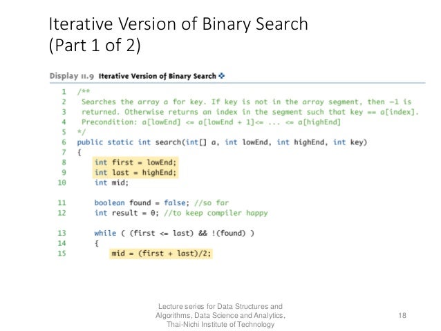 Data Structures and Algorithm - Week 9 - Search Algorithms
