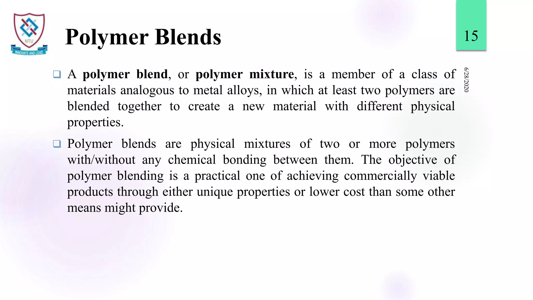 Polymer Additives and Blends | PPTX