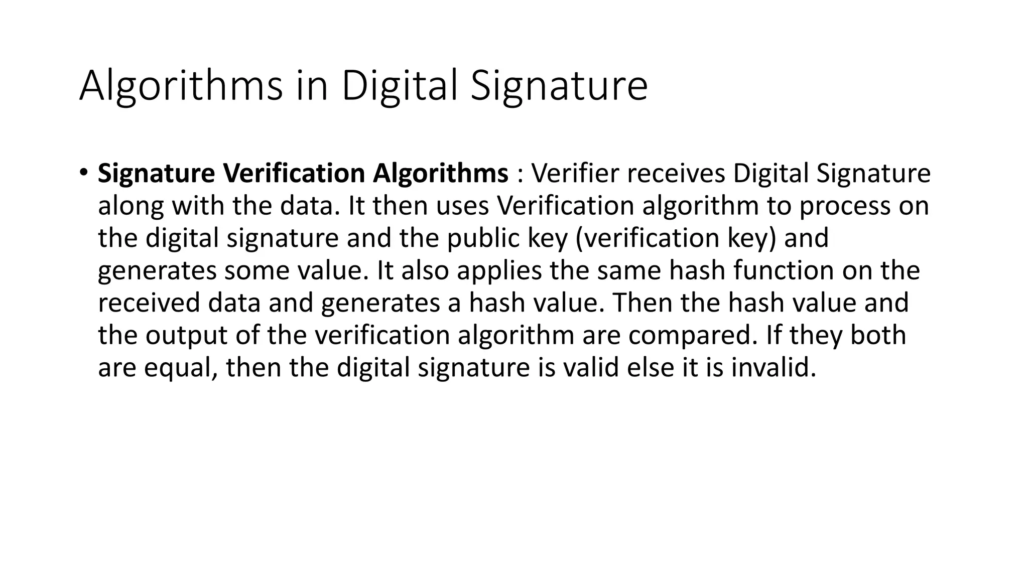 Information Security (Digital Signatures) | PPTX