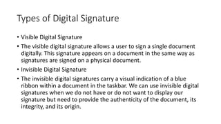 Information Security (Digital Signatures) | PPTX