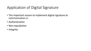 Information Security (Digital Signatures) | PPTX