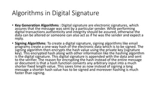 Information Security (Digital Signatures) | PPTX