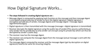 Information Security (Digital Signatures) | PPTX