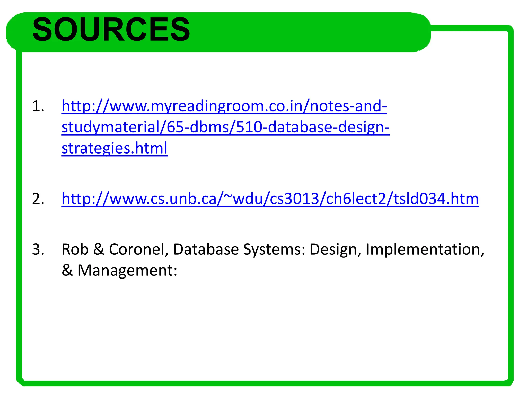 Database Design Strategies vhgghghhhhhhhhh | PPTX