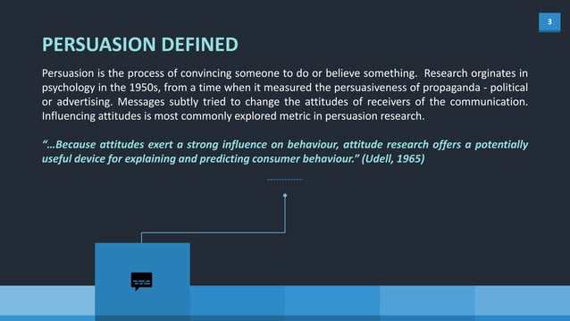 How to be more persuasive with your marketing - how the persuasion process works | PPT