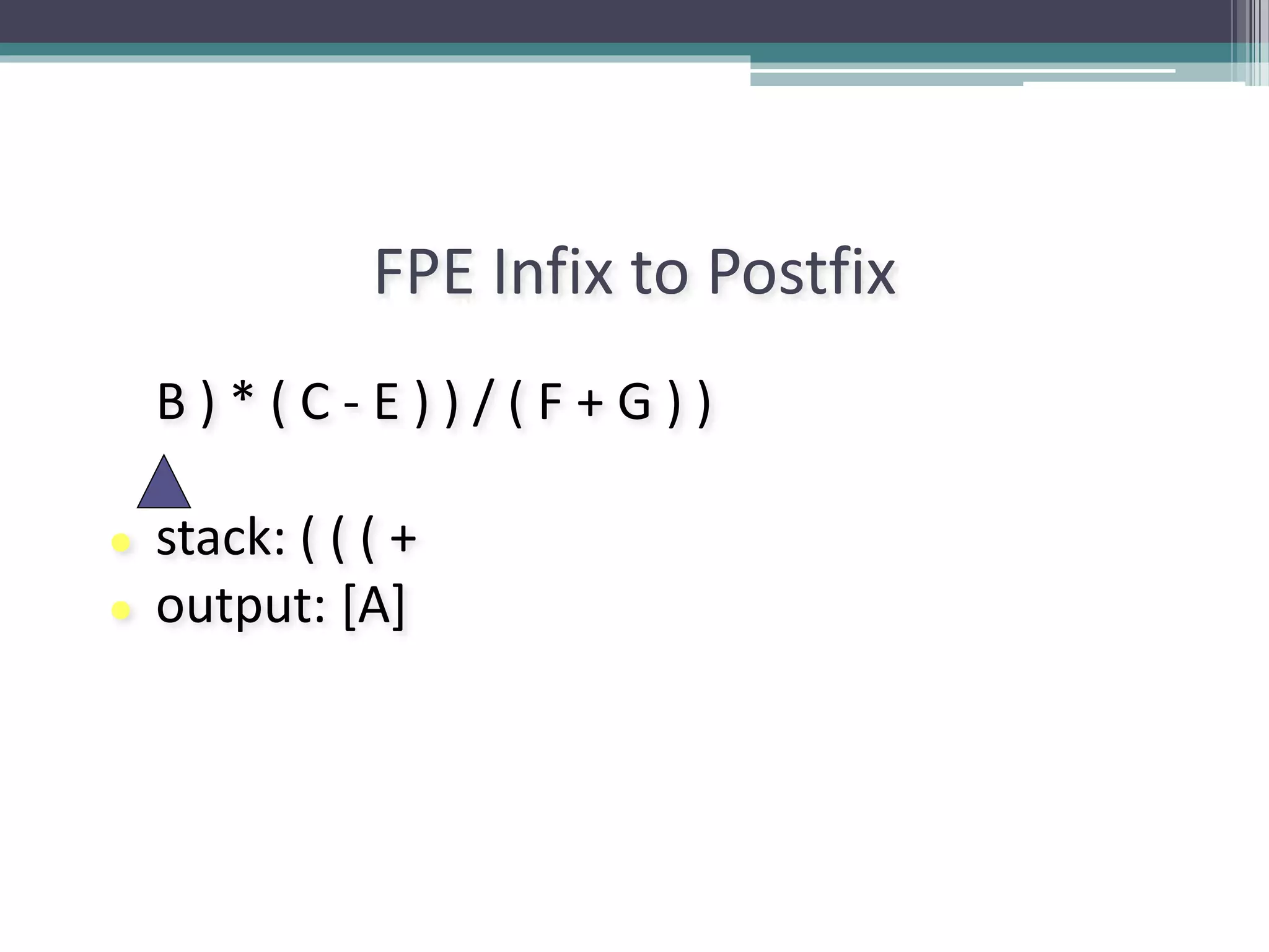 Prefix, Infix and Post-fix Notations | PPTX