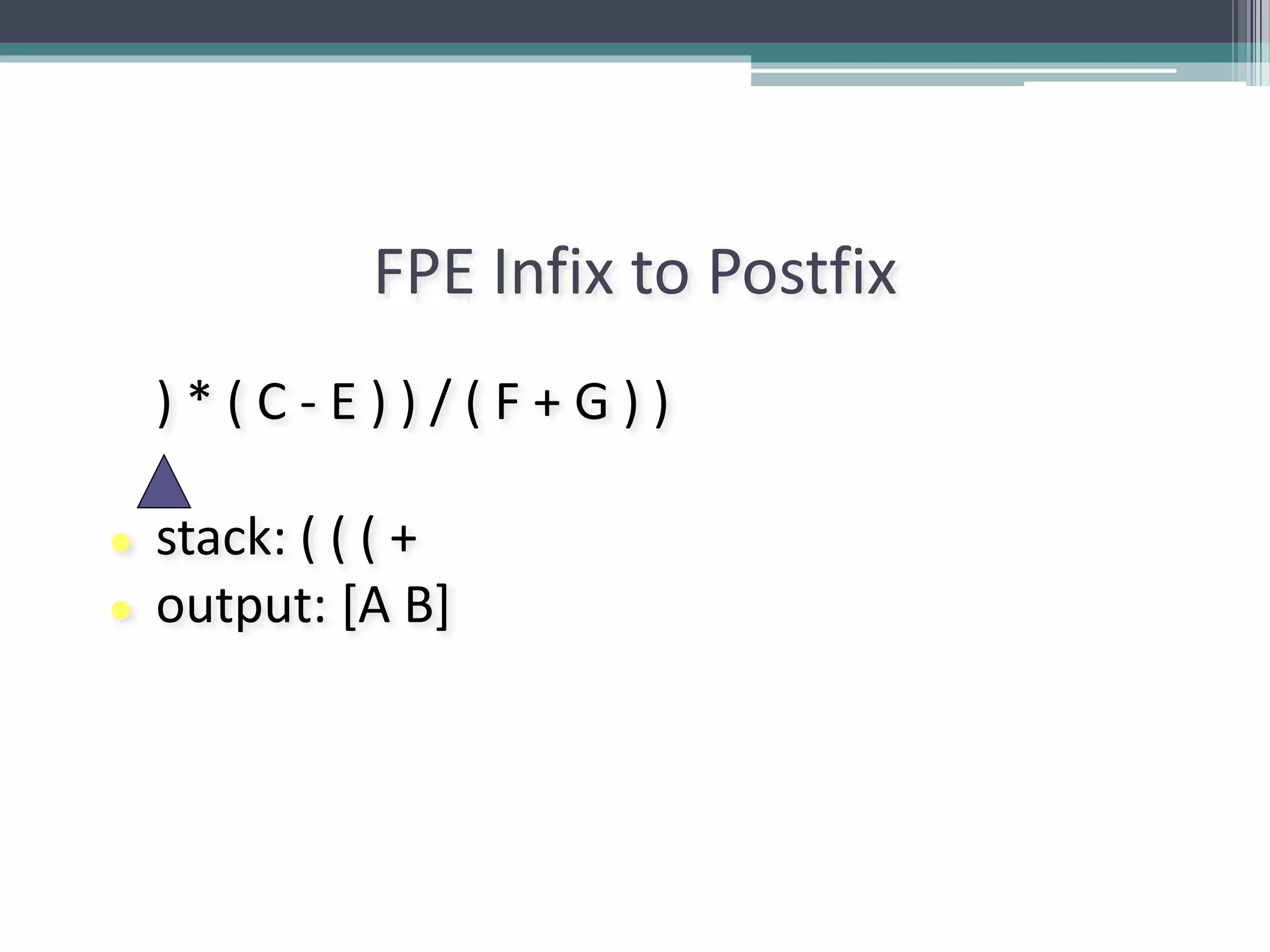Prefix, Infix and Post-fix Notations | PPTX