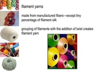 Week 9 -yarn processing | PPT