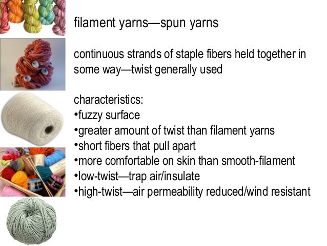 Week 9 -yarn processing