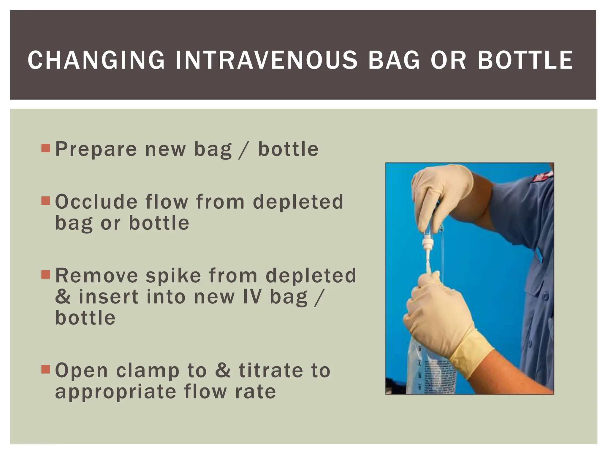 Intravenous Fluids And Drug Calculations Ppt