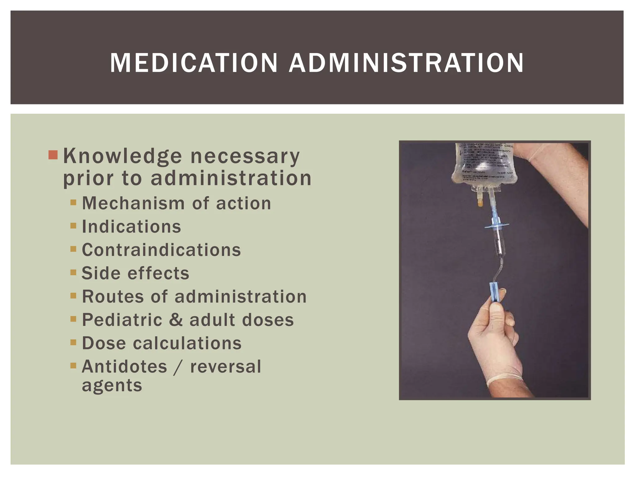 Intravenous Fluids And Drug Calculations Ppt