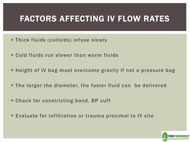 Intravenous Fluids and Drug Calculations | PPT
