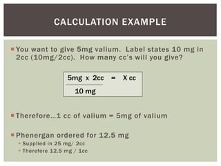 Intravenous Fluids and Drug Calculations | PPT