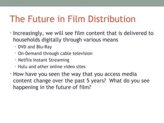 Intro to Film: Technology | PPT