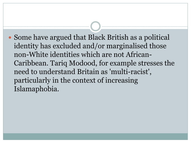 Englishness Britishness and whiteness | PPT