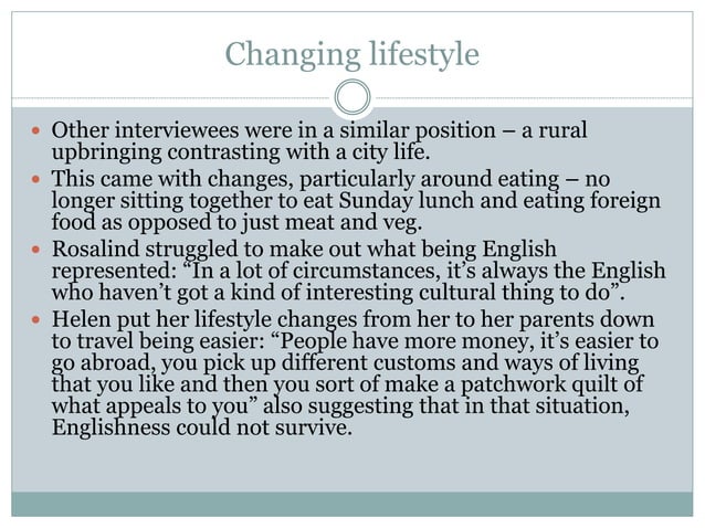 Englishness Britishness and whiteness | PPT