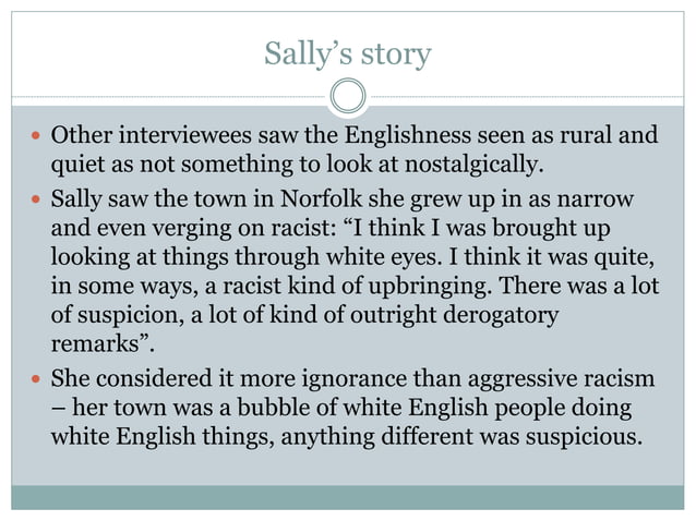 Englishness Britishness and whiteness | PPT