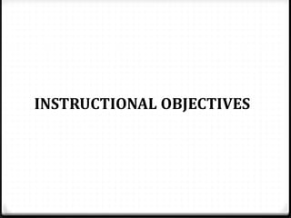 Week 9 instructional objectives | PDF