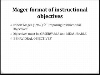 Week 9 instructional objectives | PDF