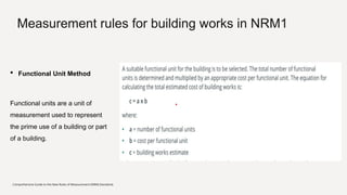 Week 9 New Rules of Measurement (NRM) Standards.pptx