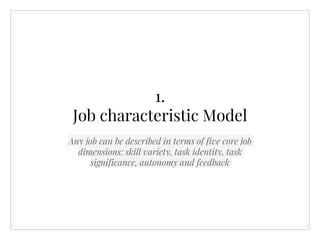 Motivation In Job Design | How can jobs be redesigned | Employee ...