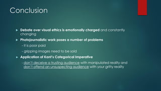 Week 9 photojournalism ethics | PDF